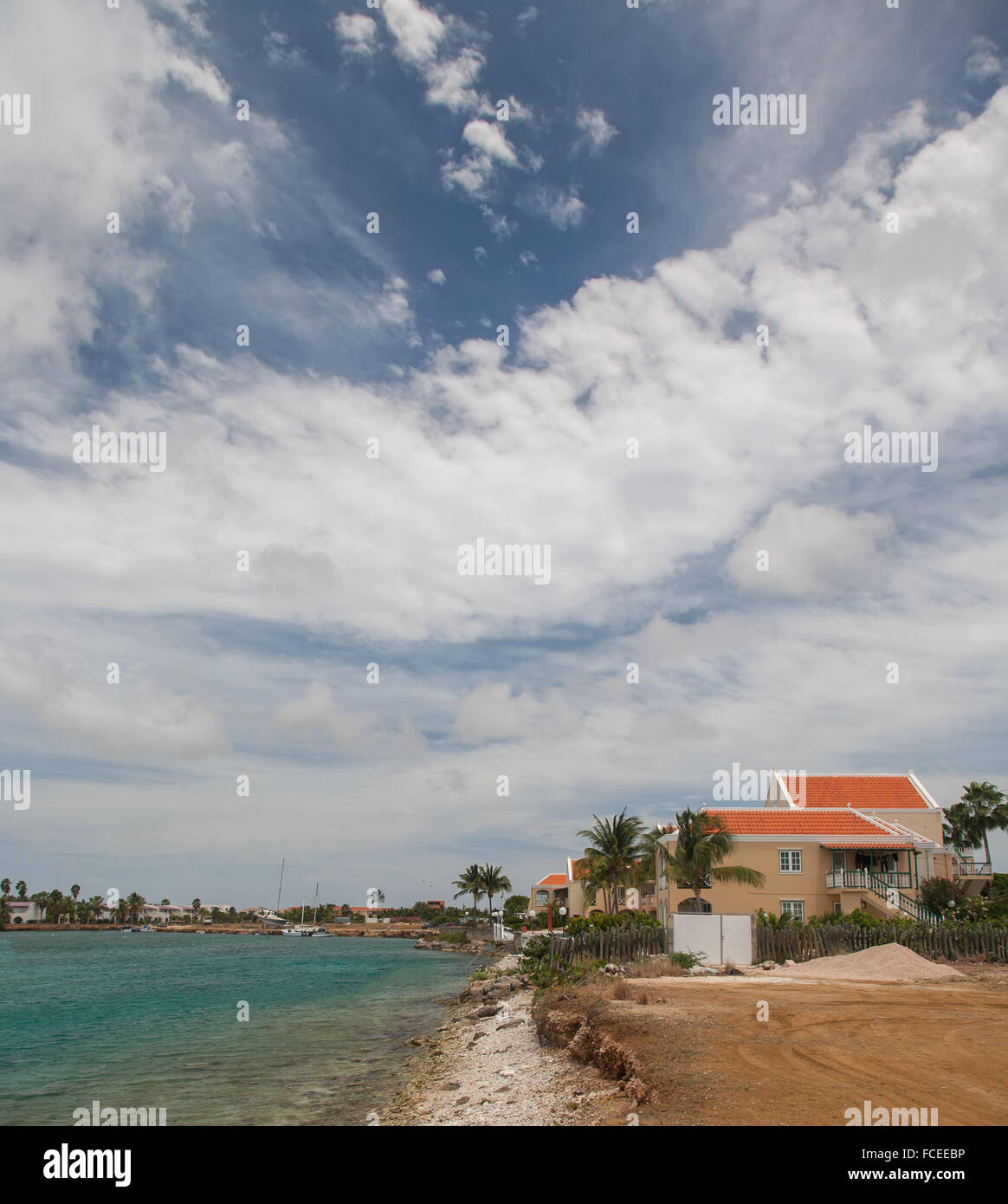 caribbean beach Bonaire island Stock Photo - Alamy