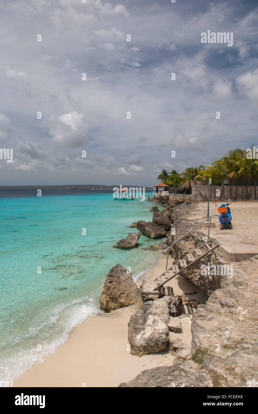 caribbean beach Bonaire island Stock Photo - Alamy