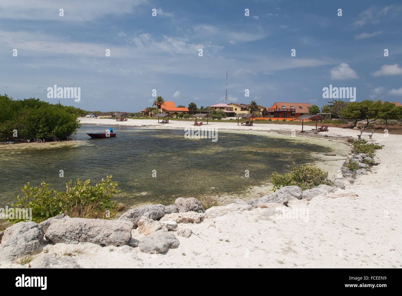 caribbean beach Bonaire island Stock Photo - Alamy