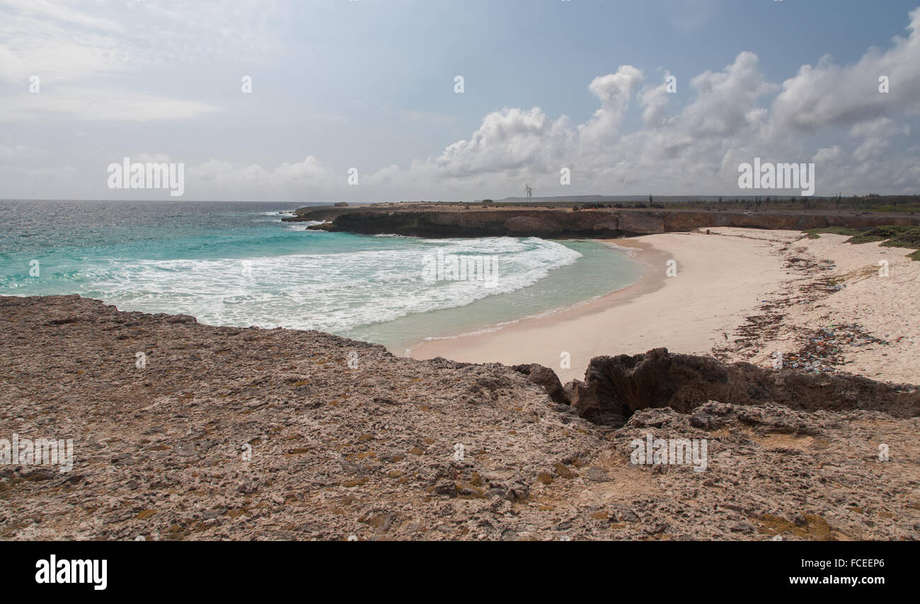 caribbean beach Bonaire island Stock Photo - Alamy