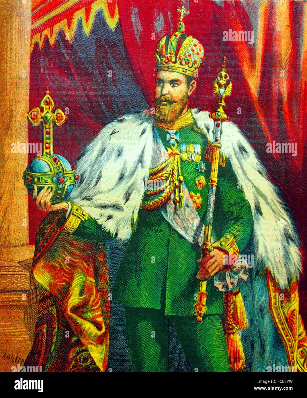 Alexander iii tsar russia illustration hi-res stock photography and ...