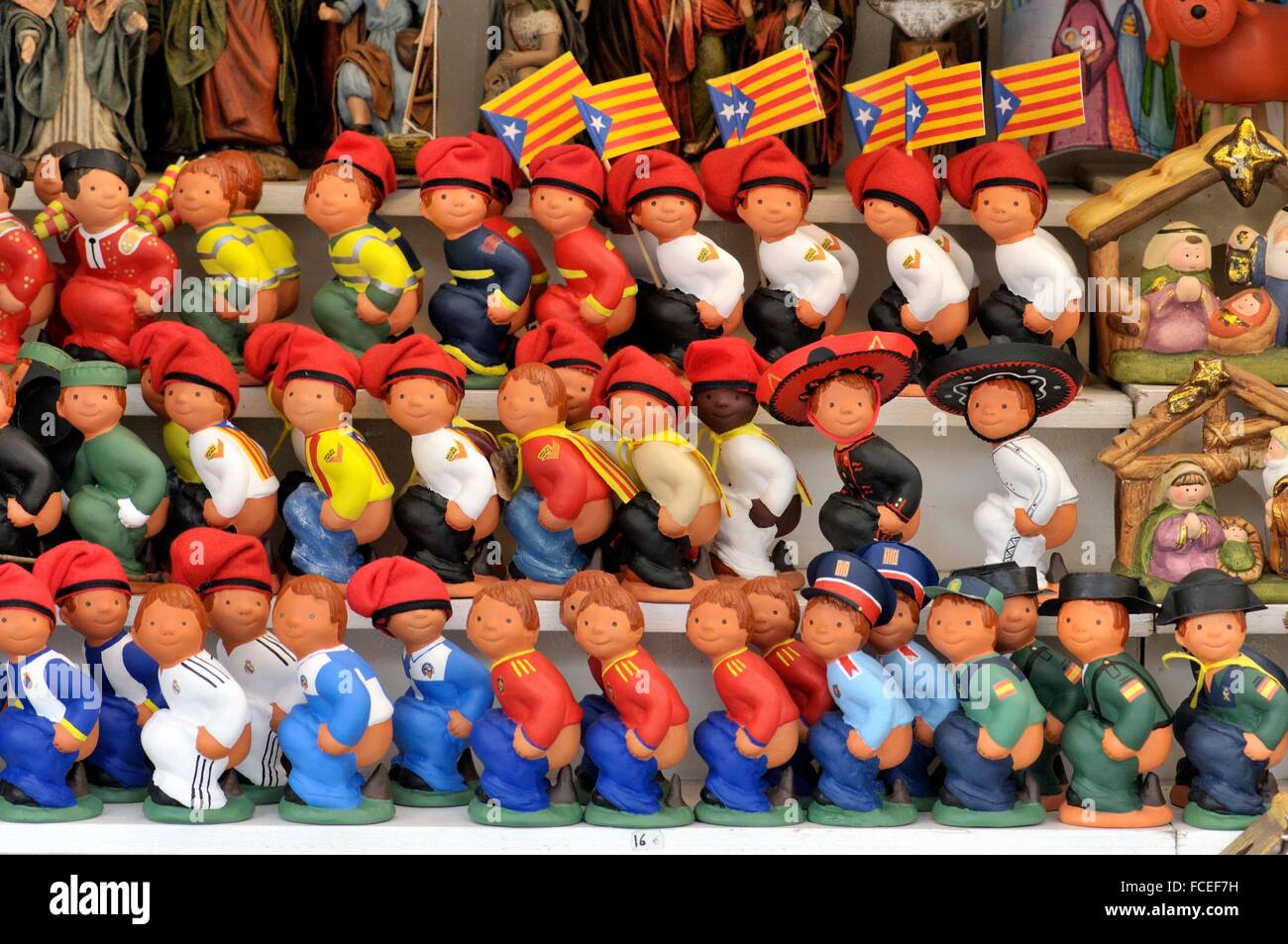 Spanish nativity caganer hi-res stock photography and images - Alamy
