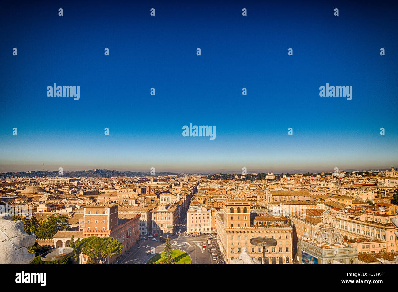 ancient roofs of Rome, Italy Stock Photo - Alamy