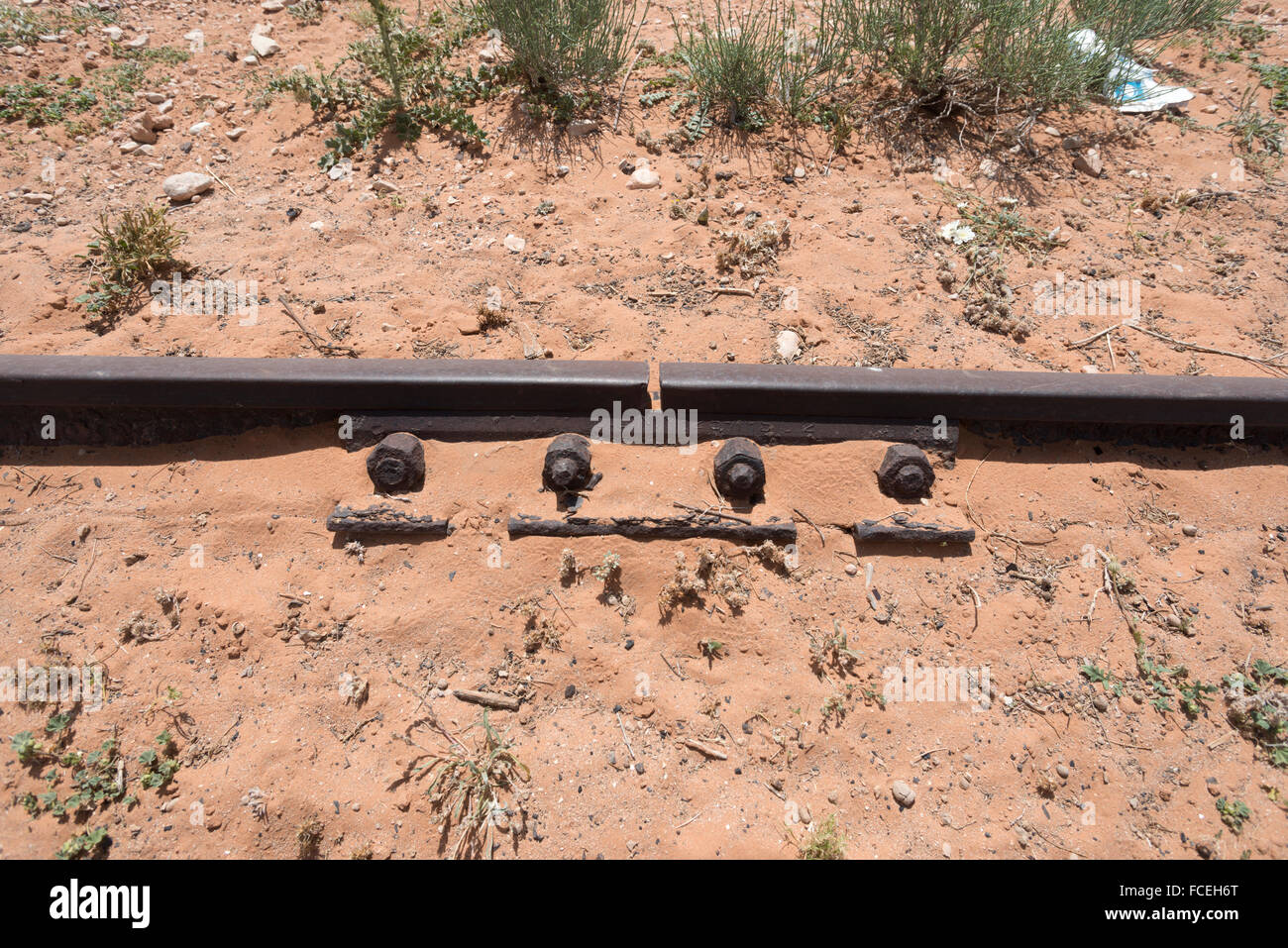 Moroccan Railway line Stock Photo - Alamy