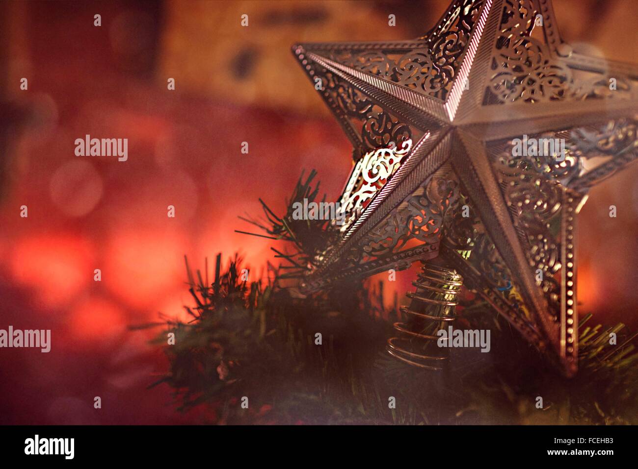 Star on christmas tree hi-res stock photography and images - Alamy