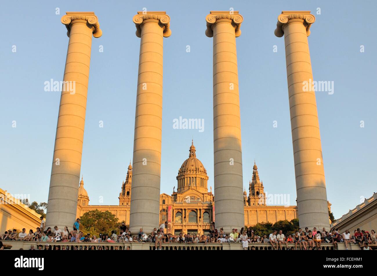 The Four Columns, Les Quatre Columnes, are four Ionic columns ...