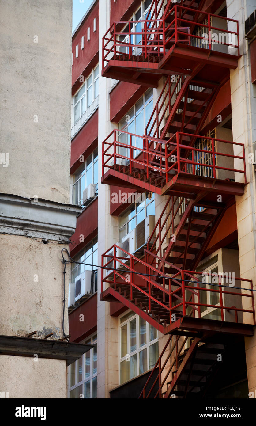 Fire staircase hi-res stock photography and images - Alamy