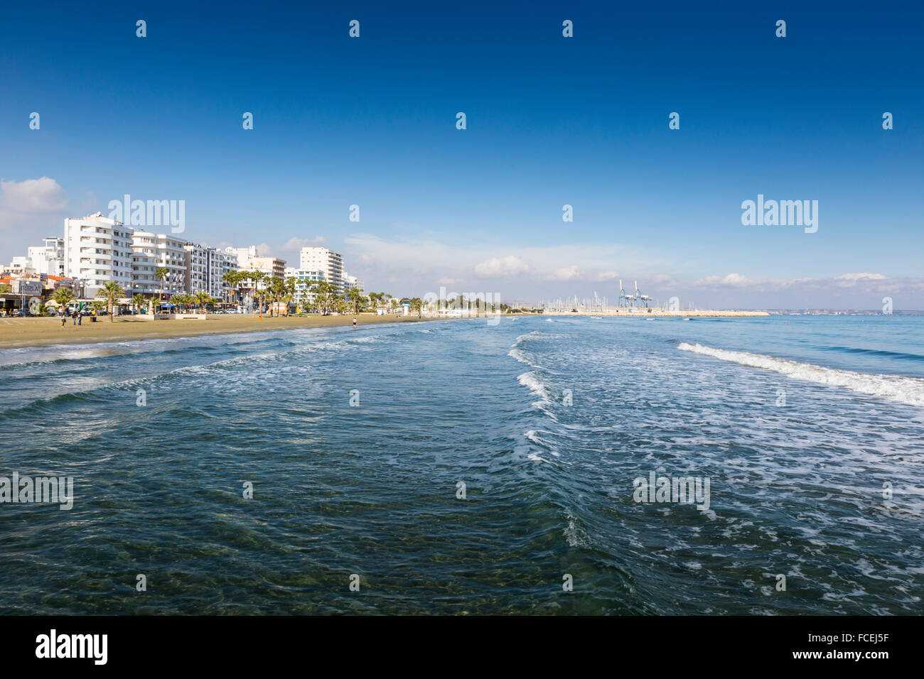Cyprus larnaca beach hi-res stock photography and images - Alamy