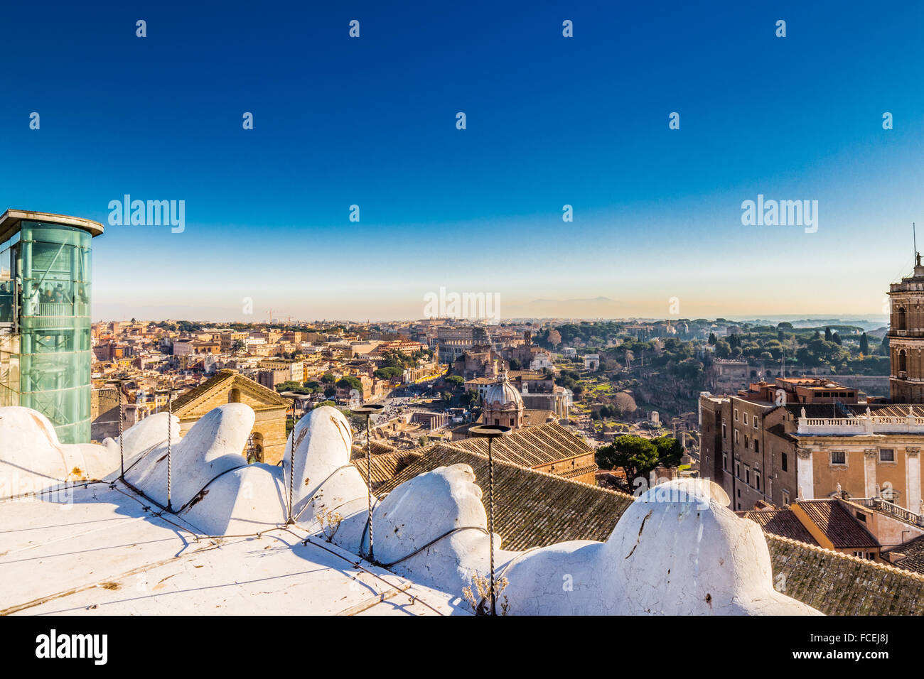 ancient roofs of Rome, Italy Stock Photo - Alamy