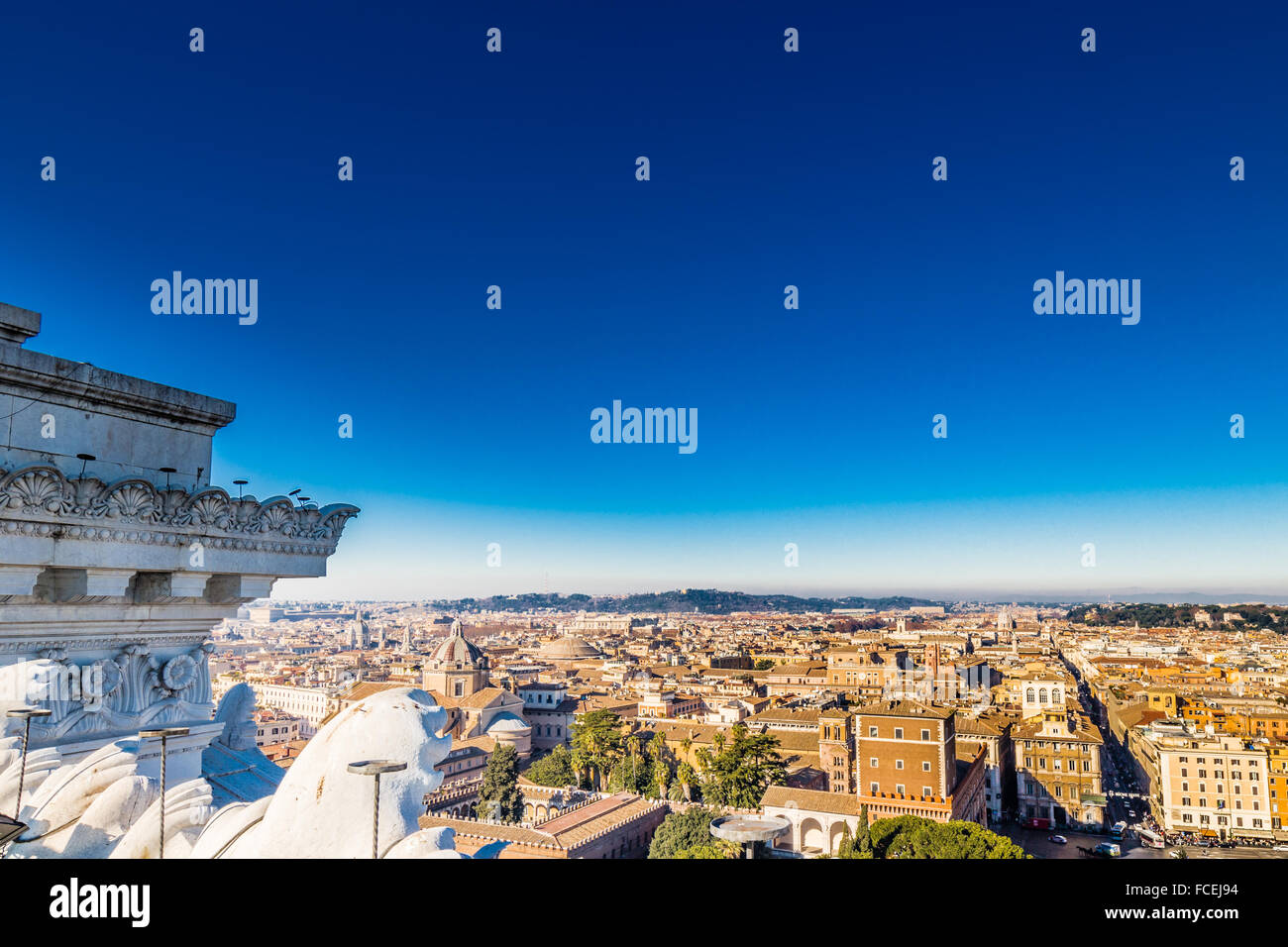 ancient roofs of Rome, Italy Stock Photo - Alamy