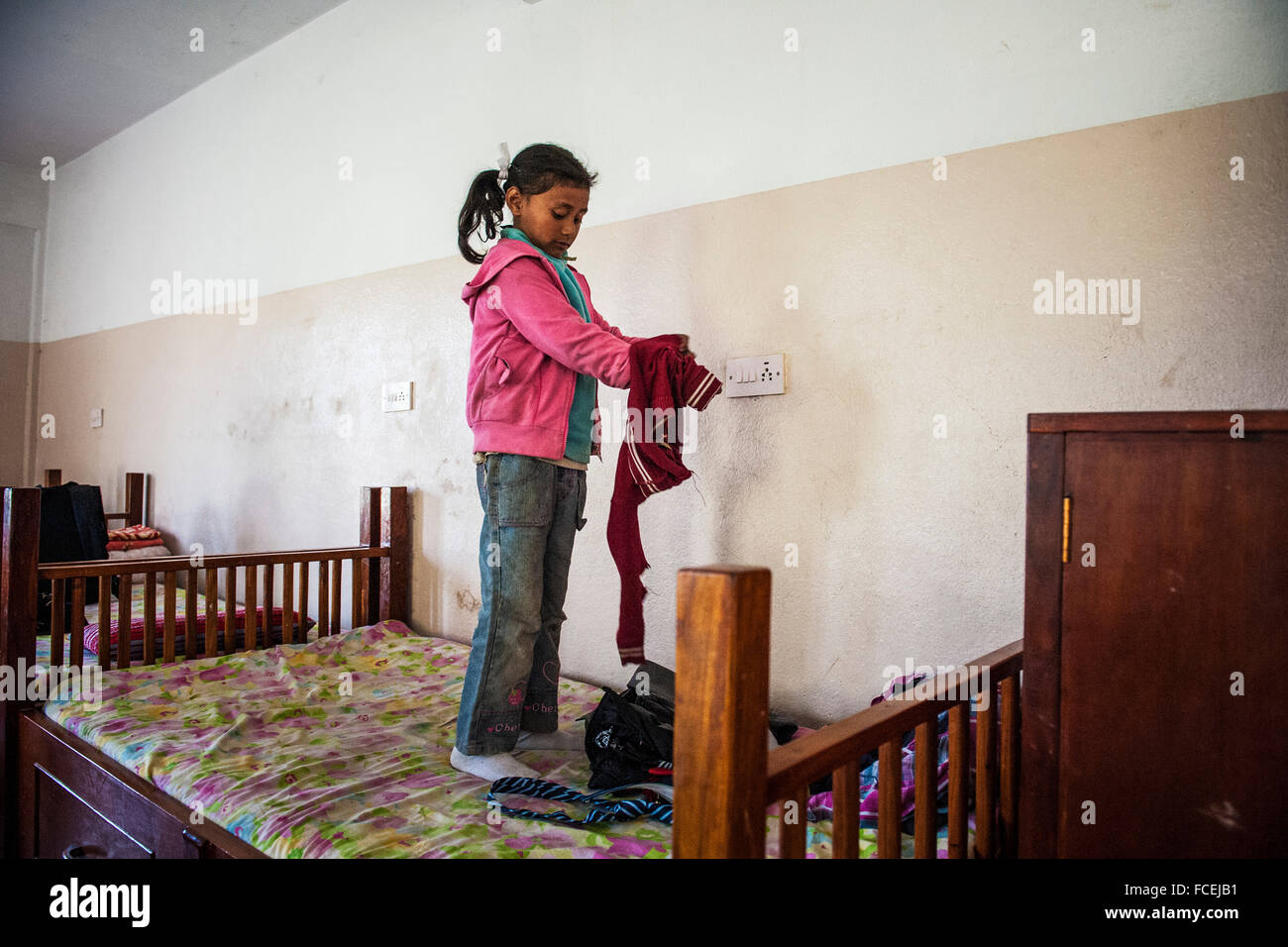Nepal, Tathali, orphanage Stock Photo - Alamy