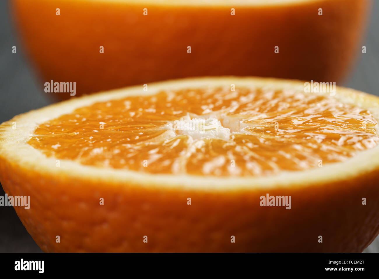 Two half orange hi-res stock photography and images - Alamy