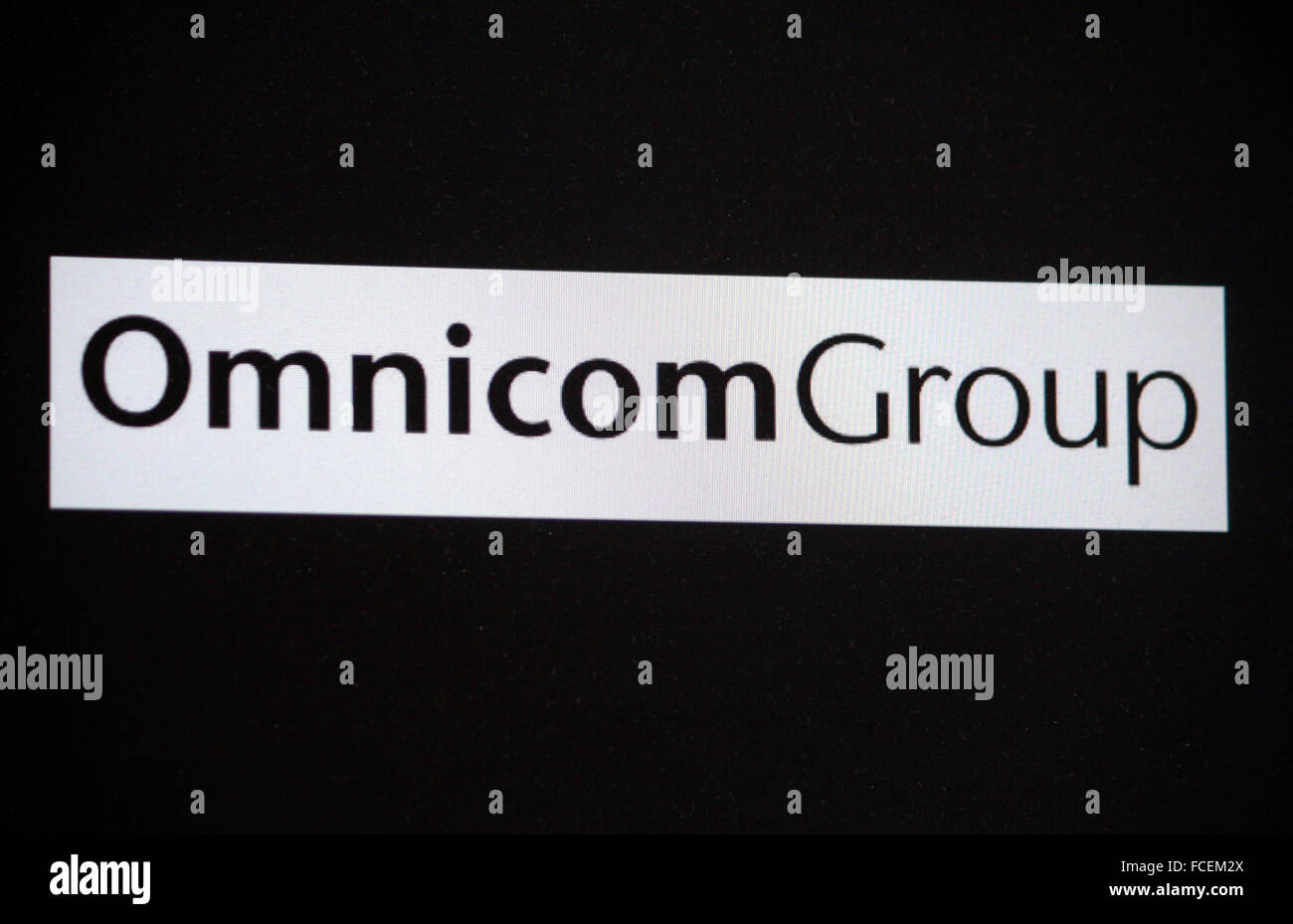 Omnicom Group Logo In This Photo Illustration Omnicom Media Group