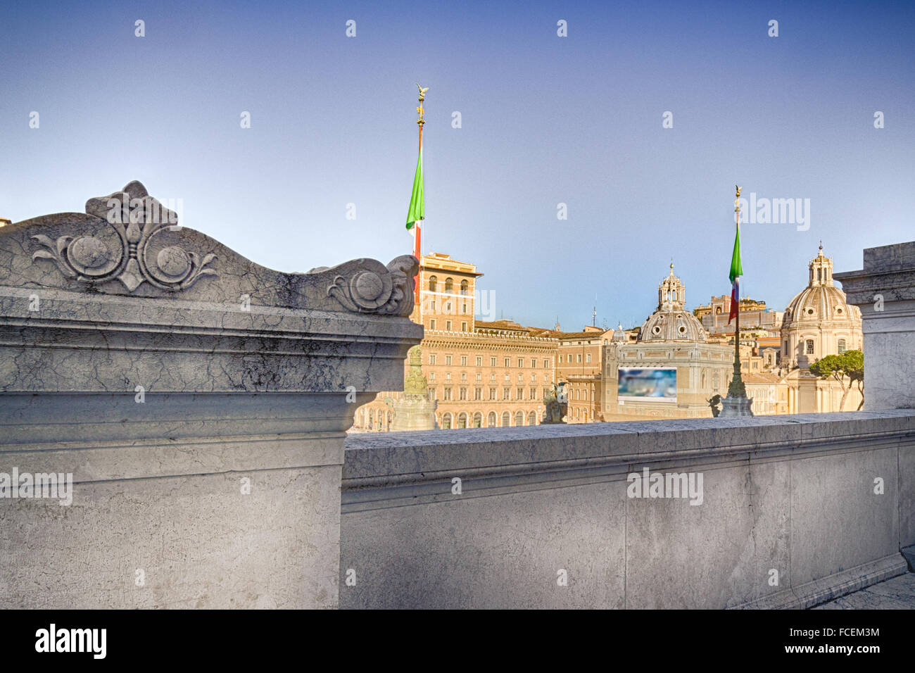 ancient roofs of Rome, Italy Stock Photo - Alamy