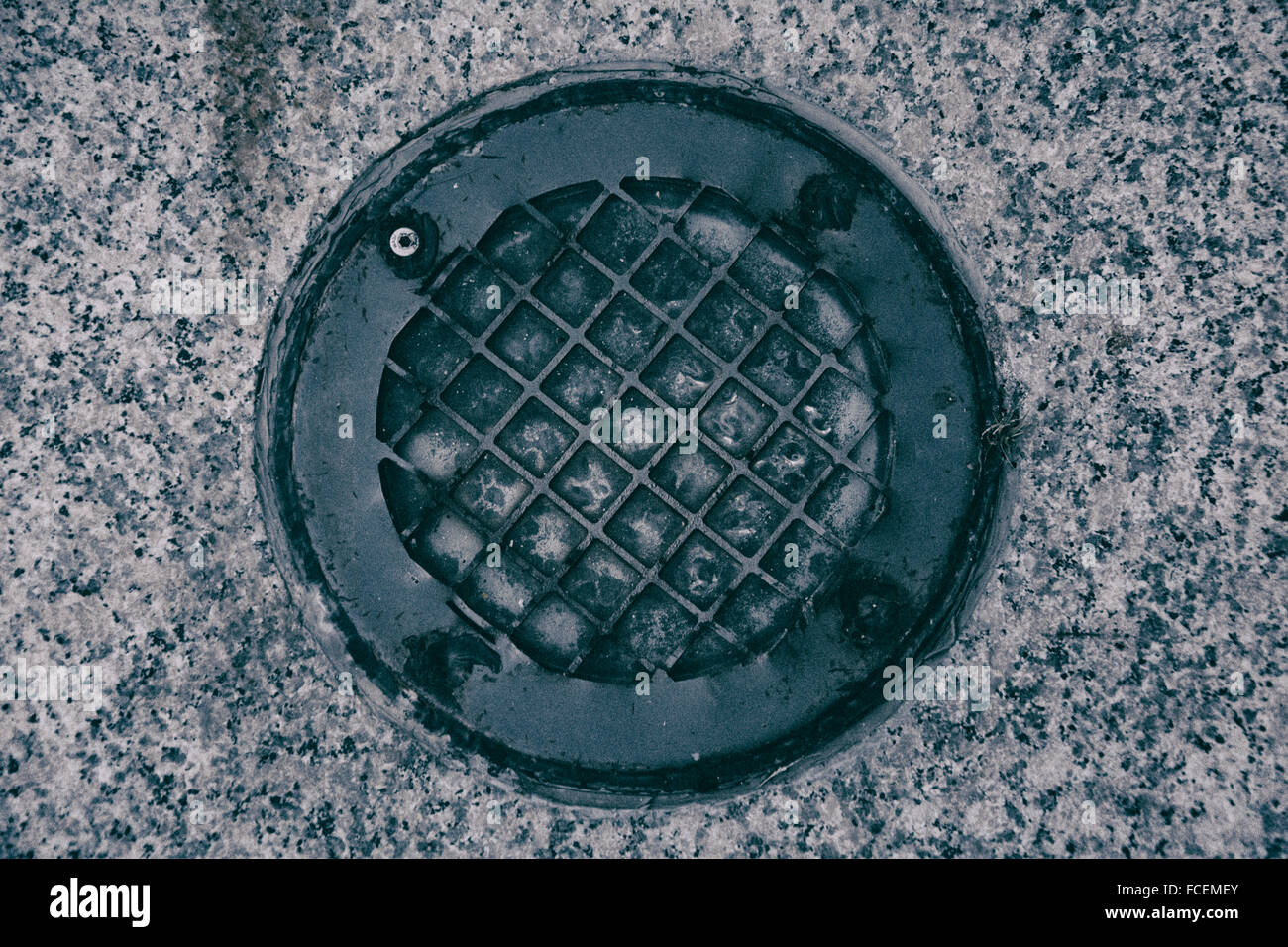 Single Manhole High Resolution Stock Photography and Images - Alamy