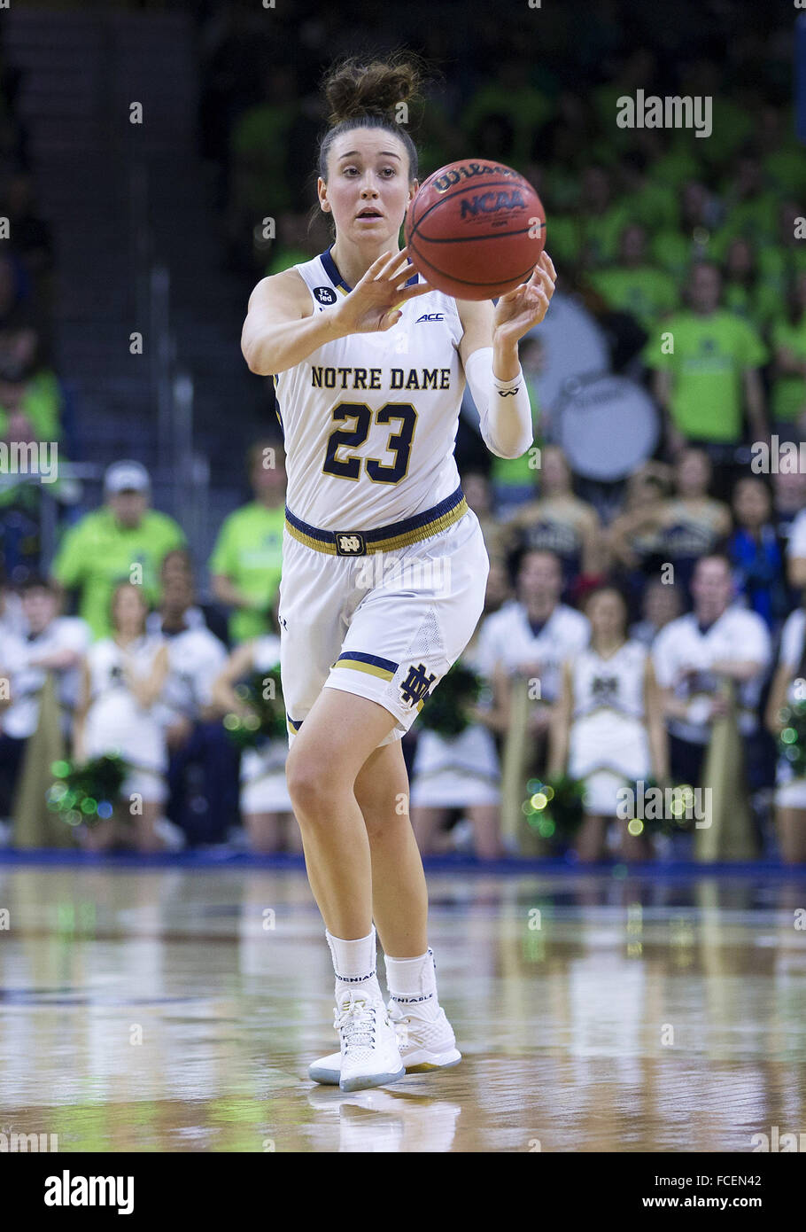 South Bend, Indiana, USA. 21st Jan, 2016. Notre Dame guard Marina ...