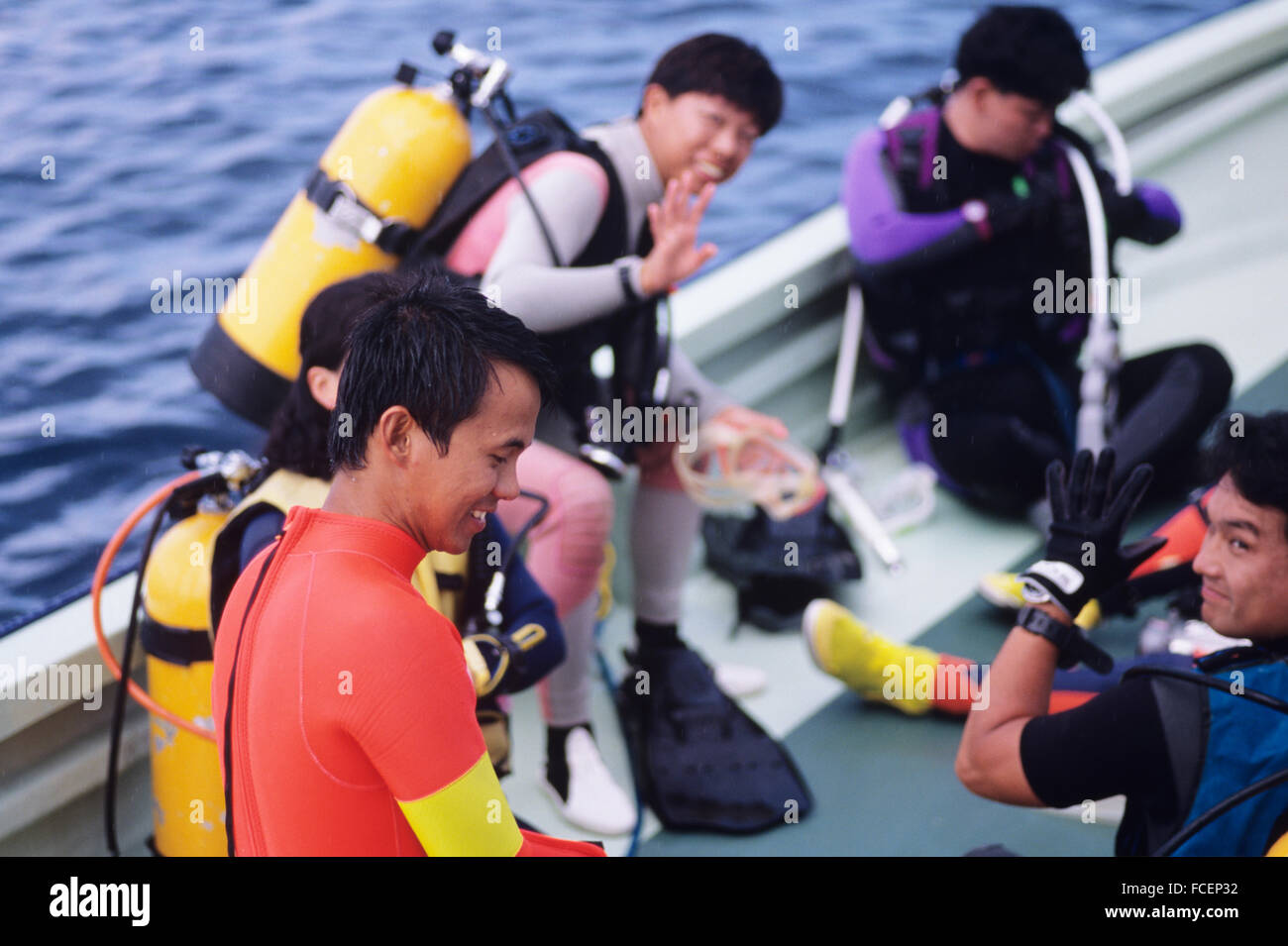 Scuba diving day boat hi-res stock photography and images - Alamy