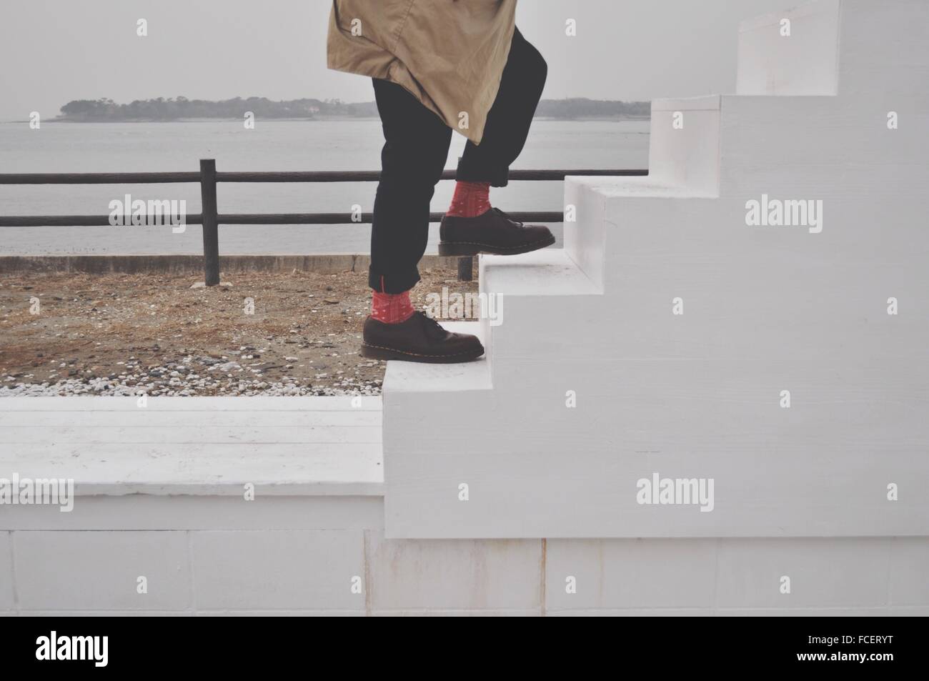 Walking on steps hi-res stock photography and images - Alamy