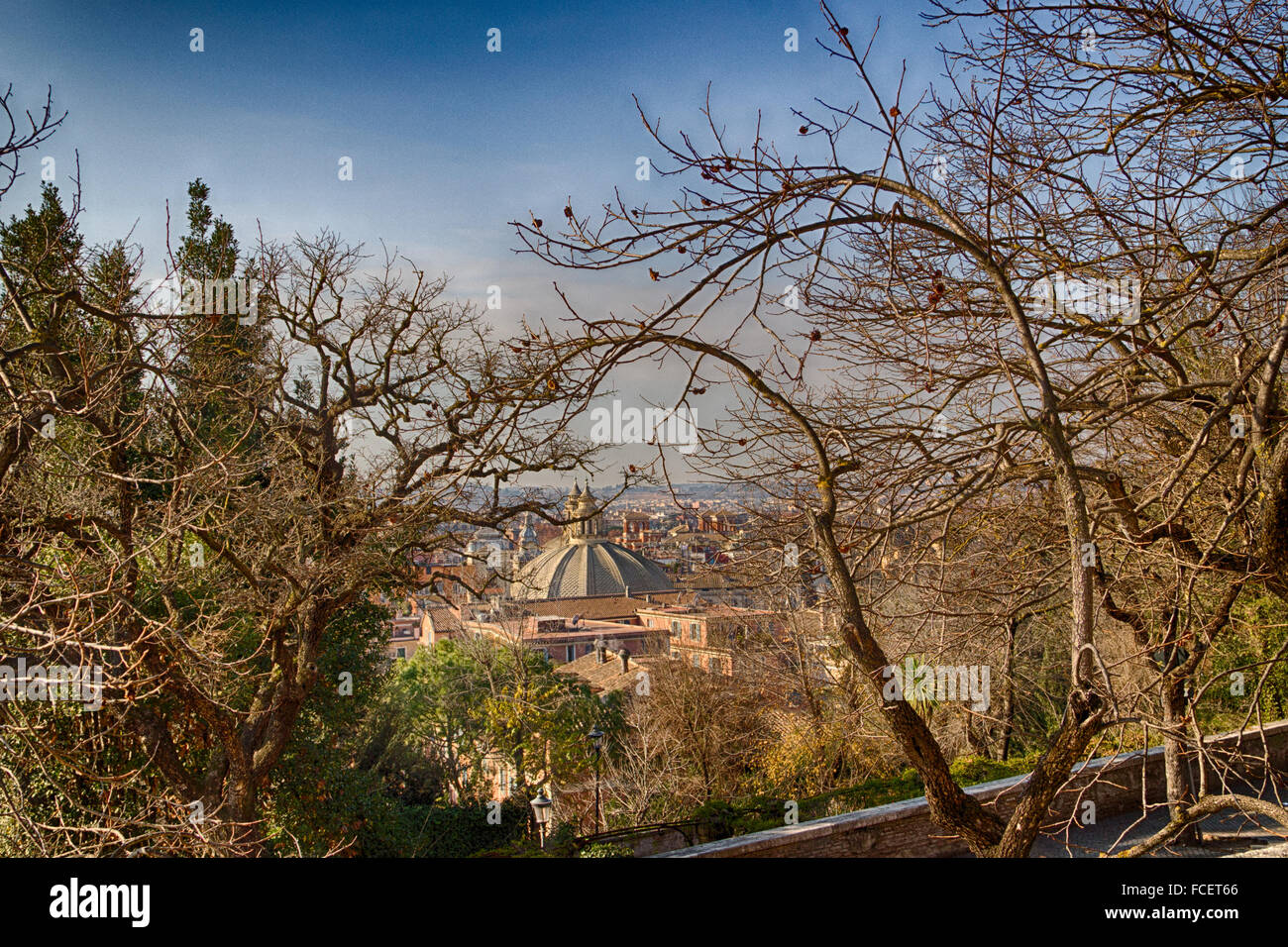 ancient roofs of Rome, Italy Stock Photo - Alamy