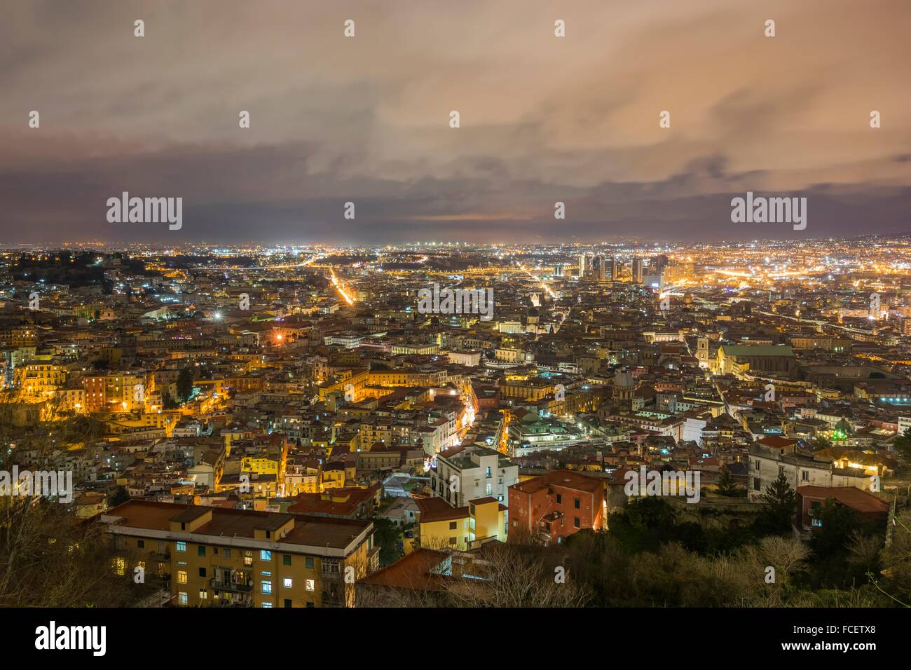 Naples birds eye view hi-res stock photography and images - Alamy