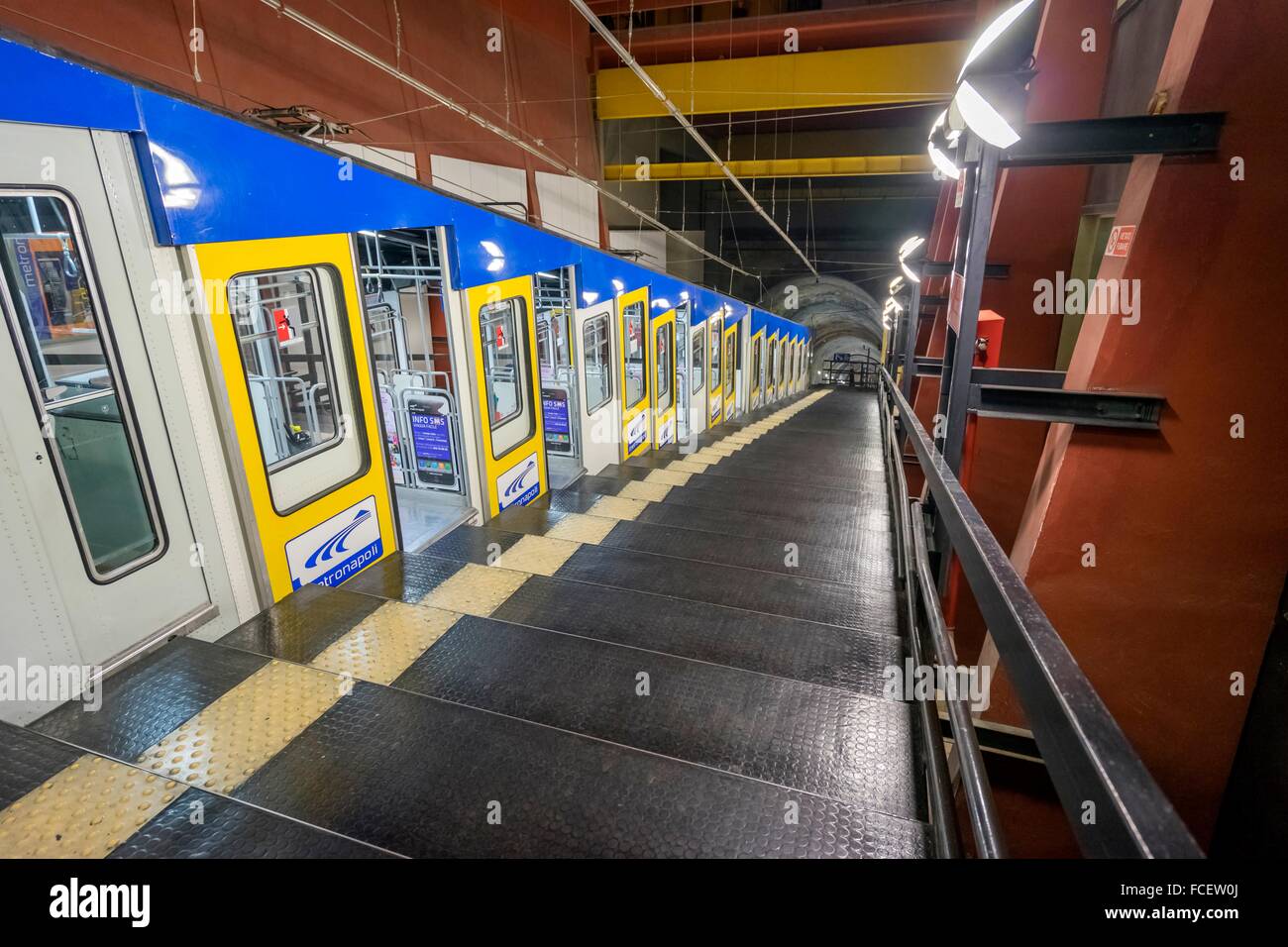 Funicular station, Naples, Italy Stock Photo - Alamy