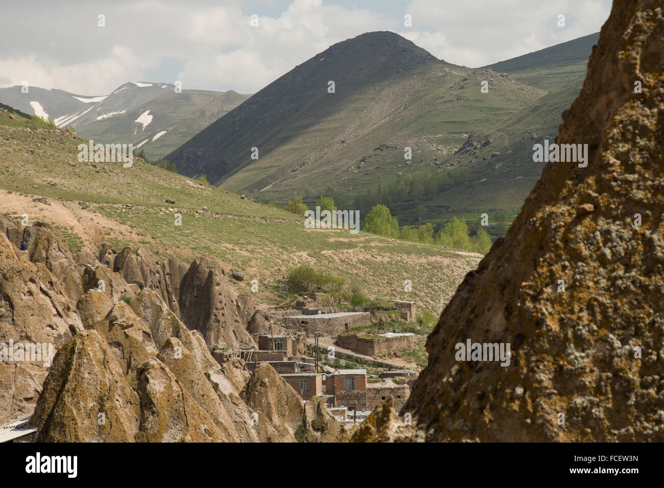 man made cliff dwellings in Kandovan, Iran Stock Photo - Alamy
