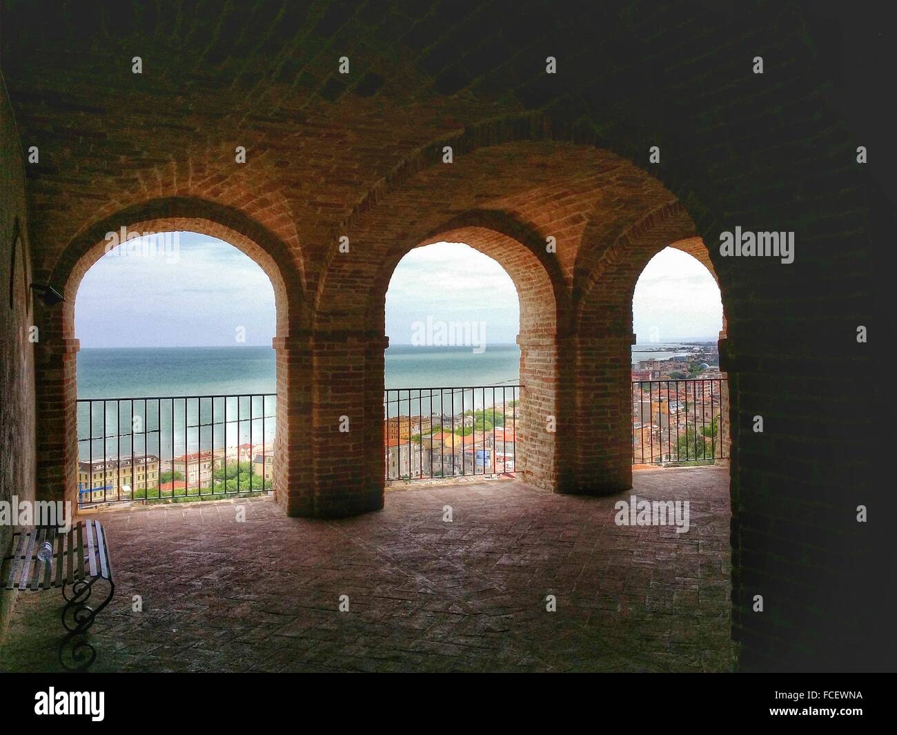 Seen through archway hi-res stock photography and images - Alamy