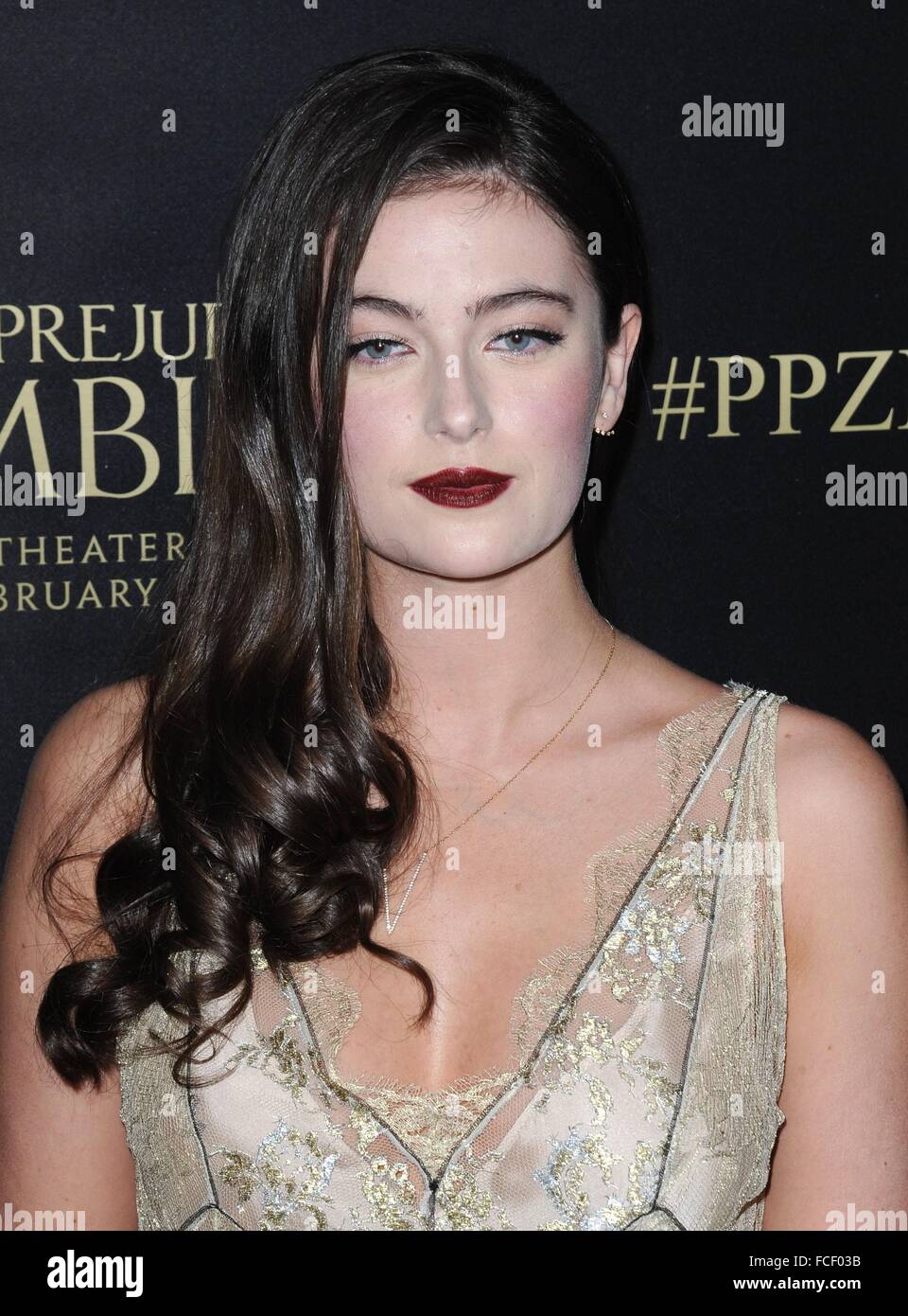 Los Angeles, CA, USA. 21st Jan, 2016. Millie Brady at arrivals for ...
