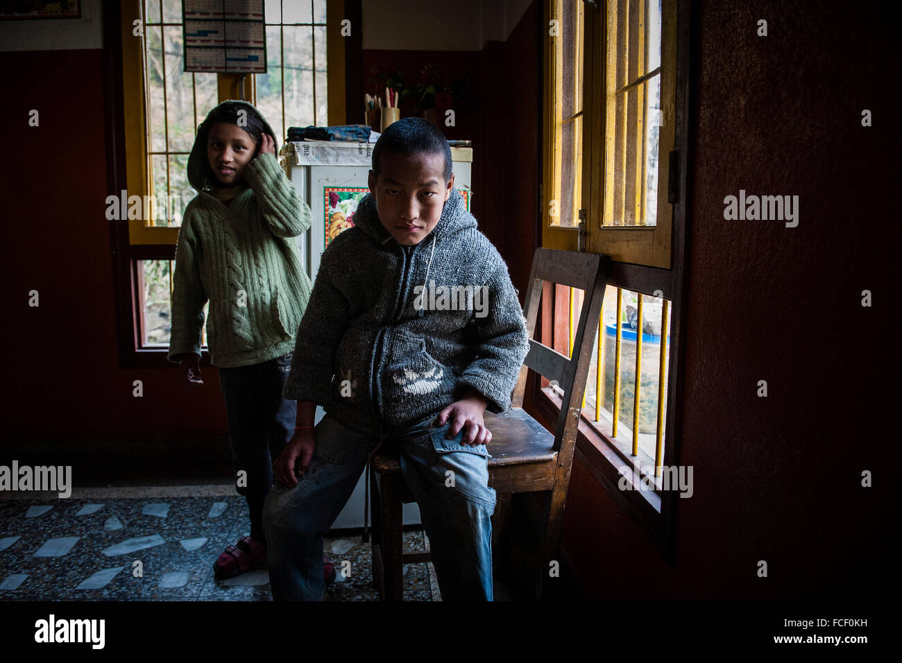 Nepal, Tathali, orphanage Stock Photo - Alamy