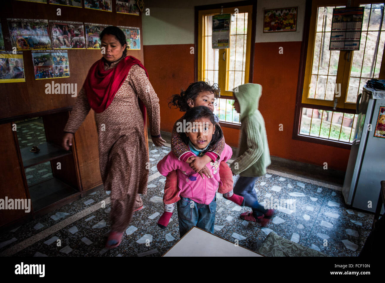 Nepal, Tathali, orphanage Stock Photo - Alamy