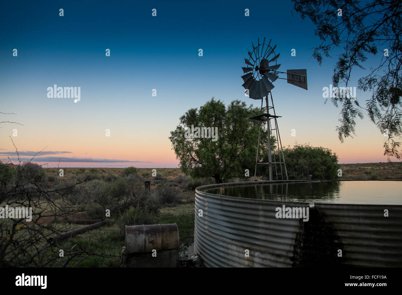Windmill in karoo hi-res stock photography and images - Alamy