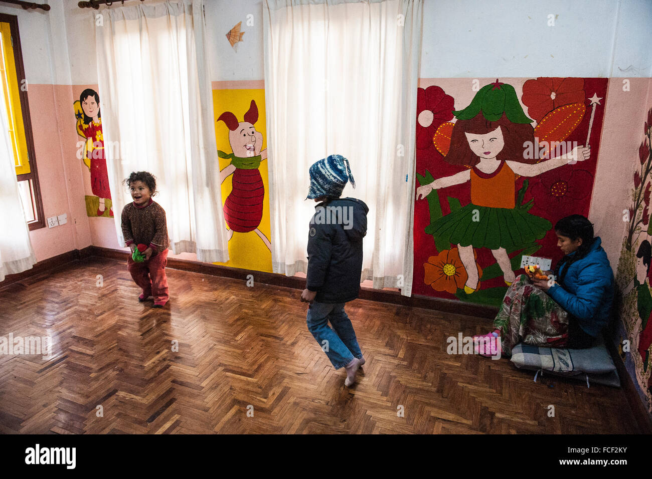 Nepal, Tathali, orphanage Stock Photo - Alamy