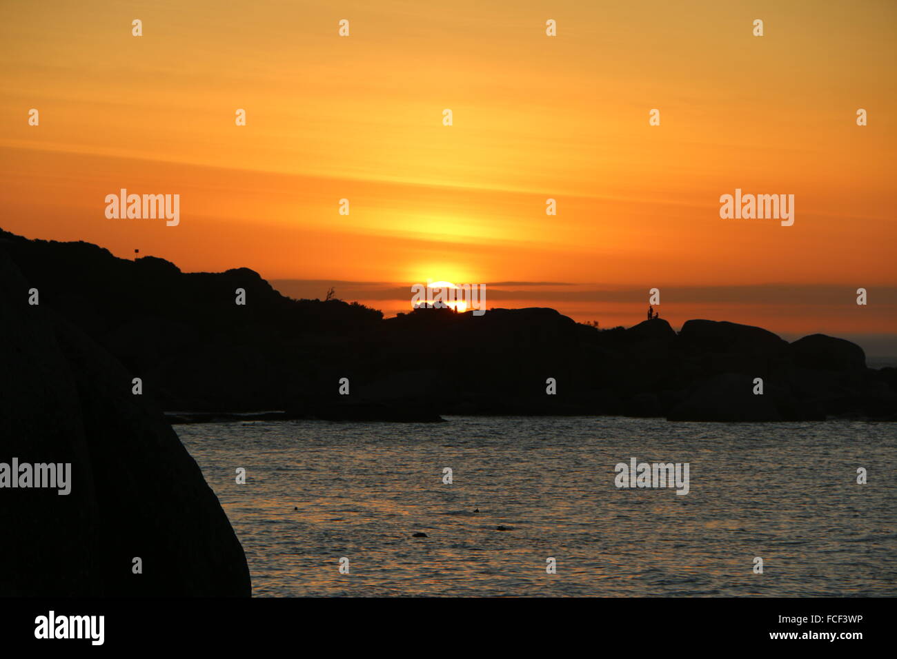 sunset Cape Town Stock Photo - Alamy