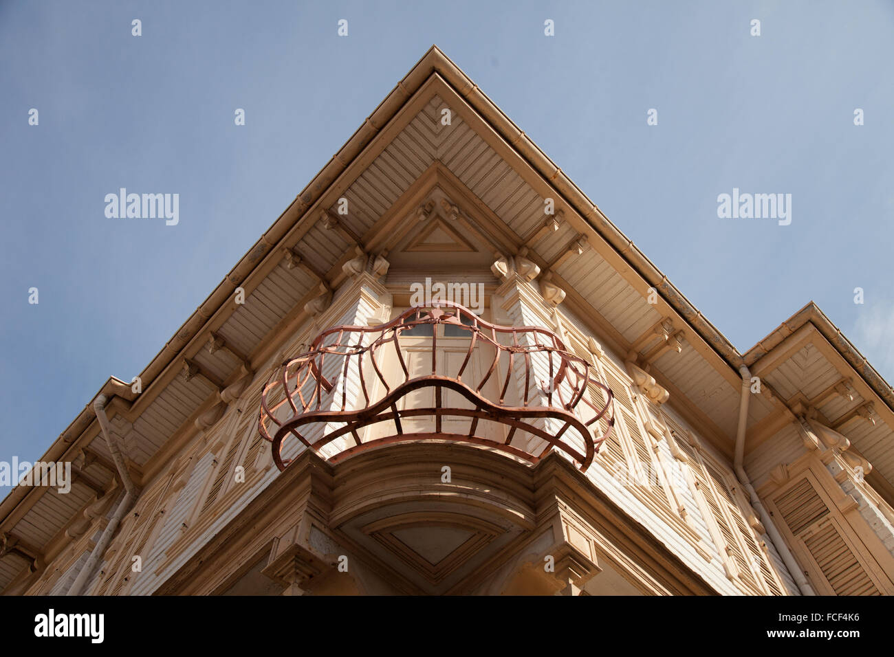 building corner and balcony Stock Photo - Alamy