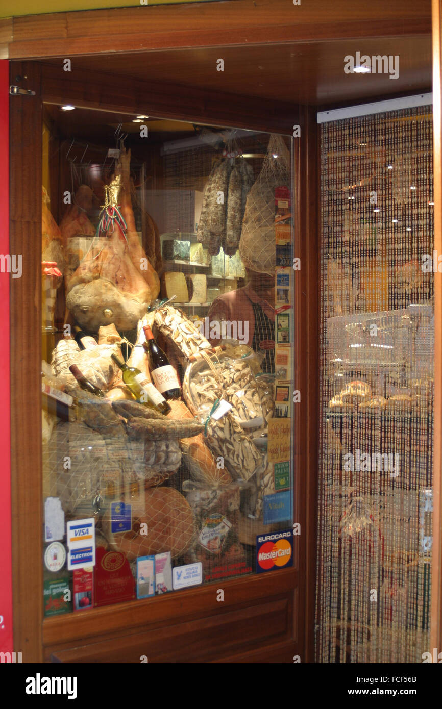 Meat, Shop, market, italy, italian, window, shopping Stock Photo - Alamy