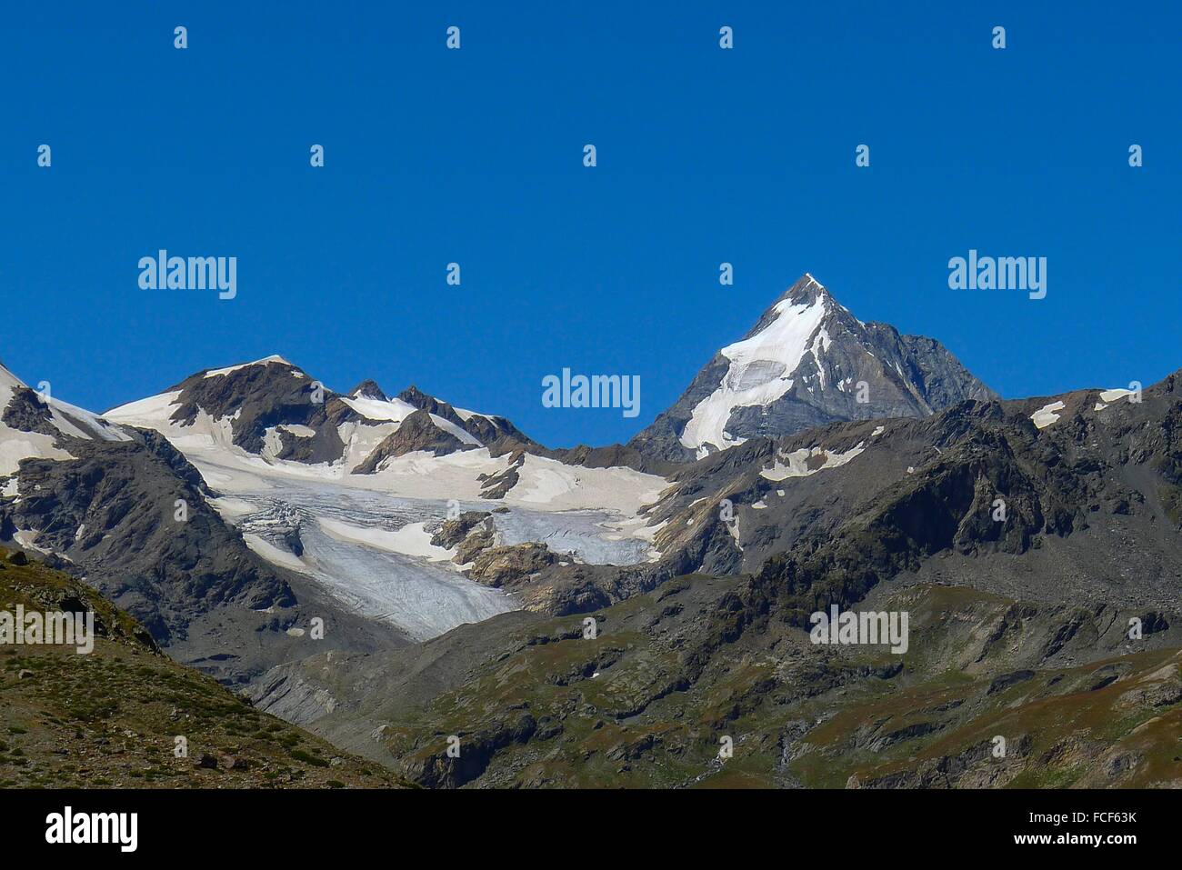 Vordere Rotspitze mountain hike view on the Grand Zebru - August 2015 ...