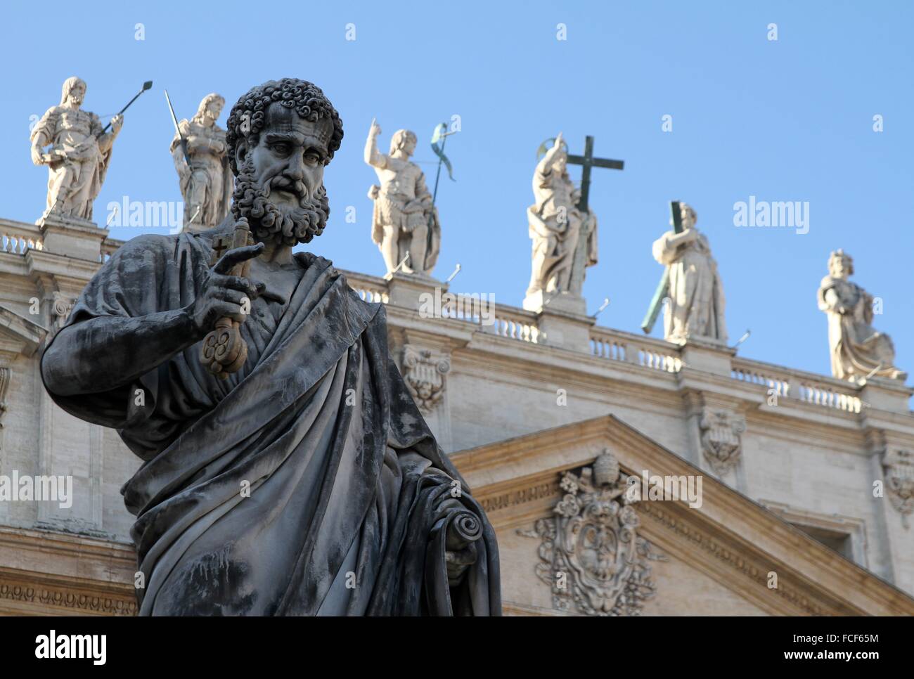 Vatican city - Statue Stock Photo - Alamy