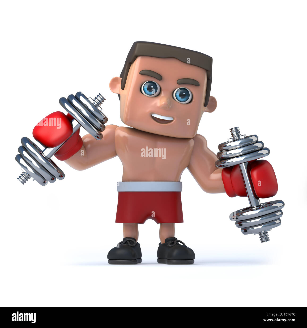 3d man exercising hi-res stock photography and images - Alamy