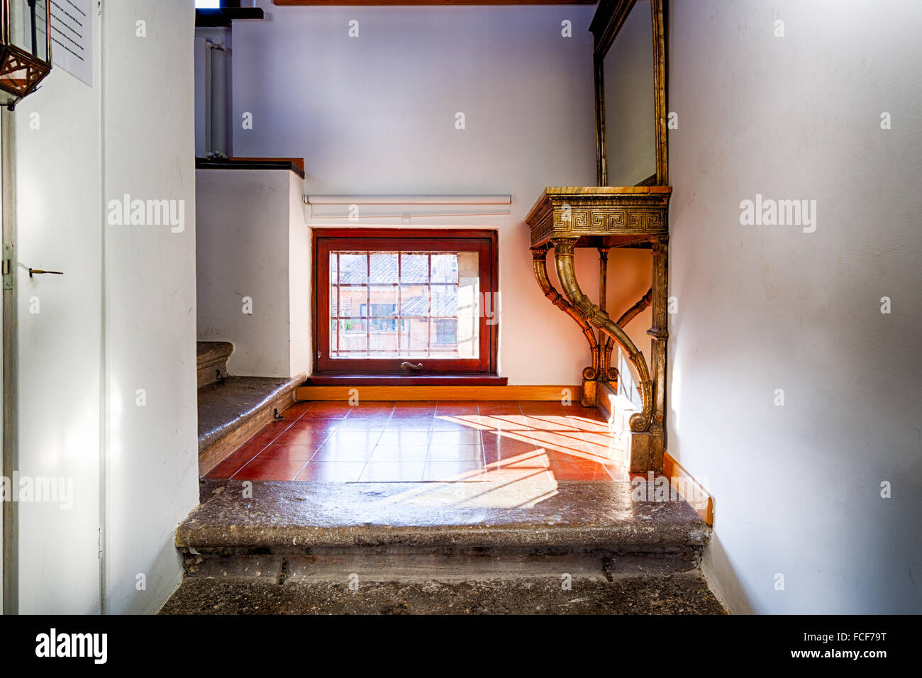 window overlooking the rooftops of Rome, Italy Stock Photo - Alamy