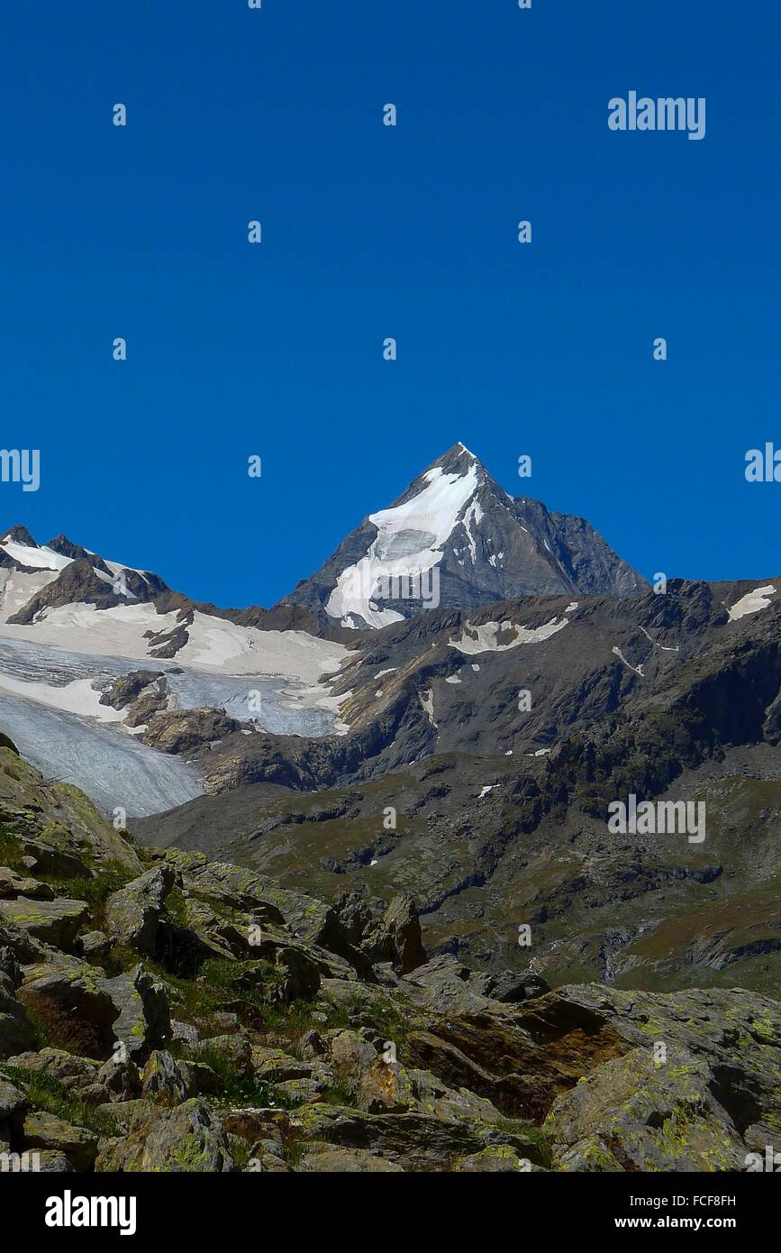 Vordere Rotspitze mountain hike view on the Grand Zebru - August 2015 ...