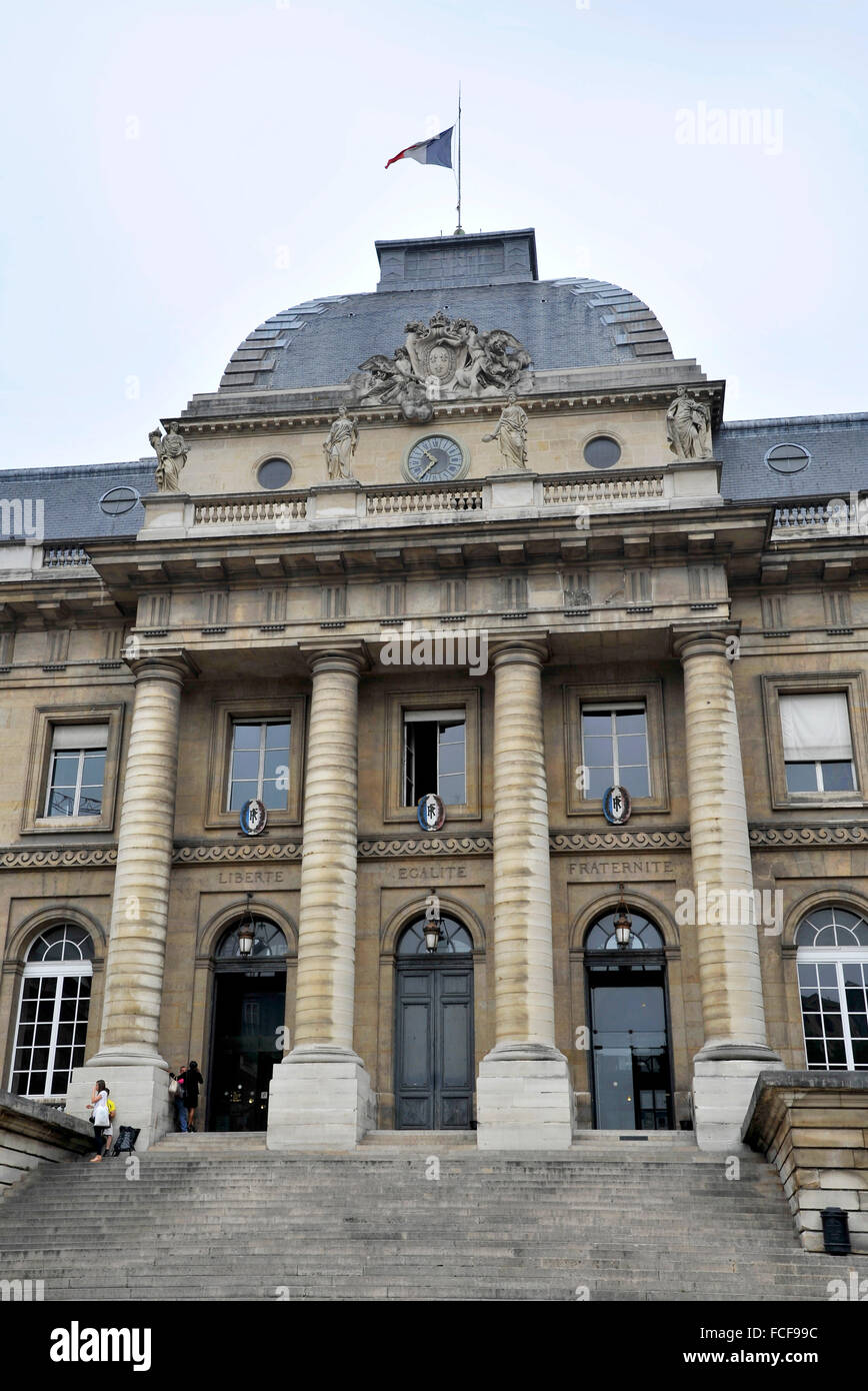 Paris (France): Law courts Stock Photo - Alamy