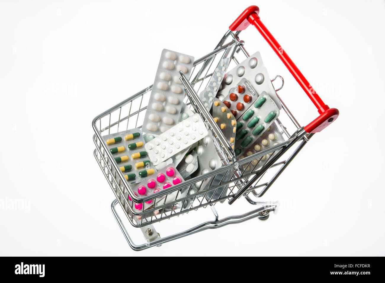 Drugs in a caddie Stock Photo - Alamy