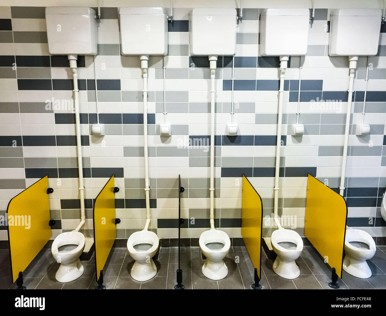 Toilets in elementary school Stock Photo - Alamy