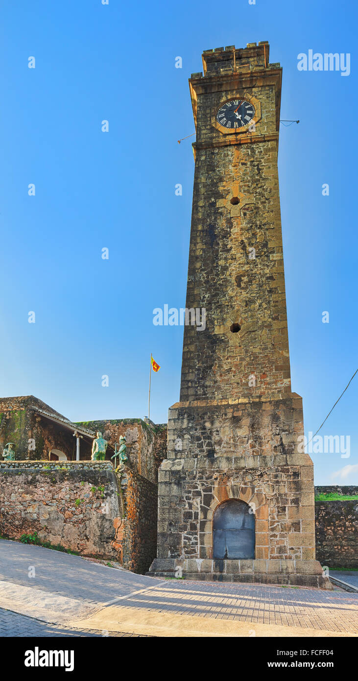 Galle fort clock tower hi-res stock photography and images - Alamy