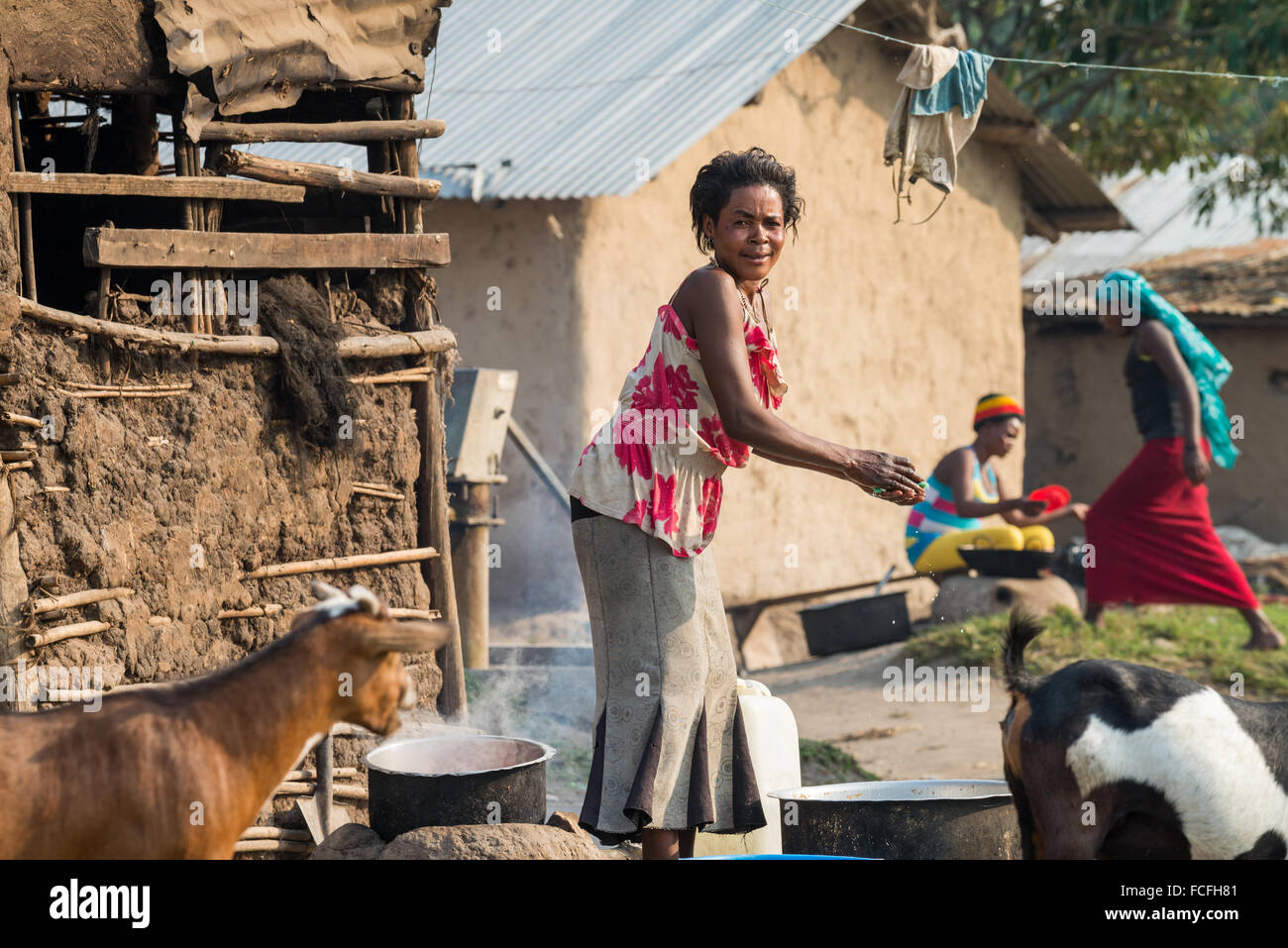 Local people in the street, Uganda, Africa Stock Photo - Alamy