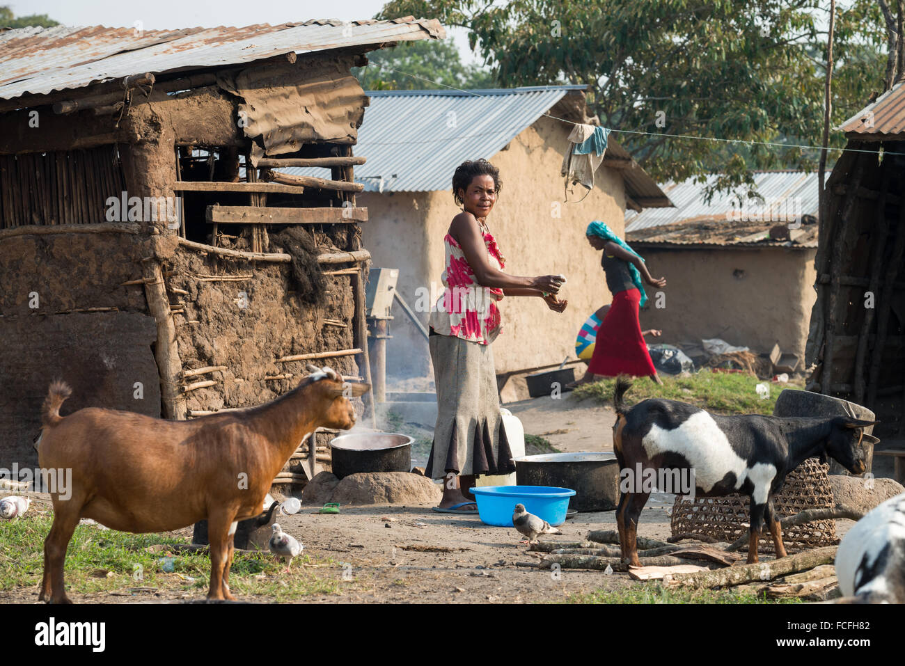 Local people in the street, Uganda, Africa Stock Photo - Alamy