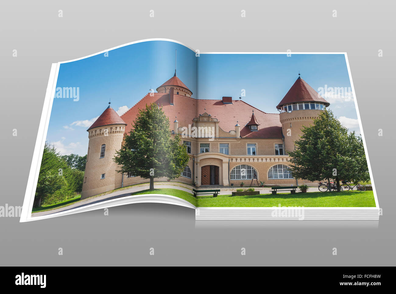 Mansion Stolpe Castle, Usedom Island, County Vorpommern-Greifswald ...