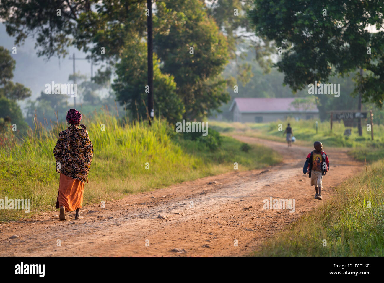 Local people in the street, Uganda, Africa Stock Photo - Alamy