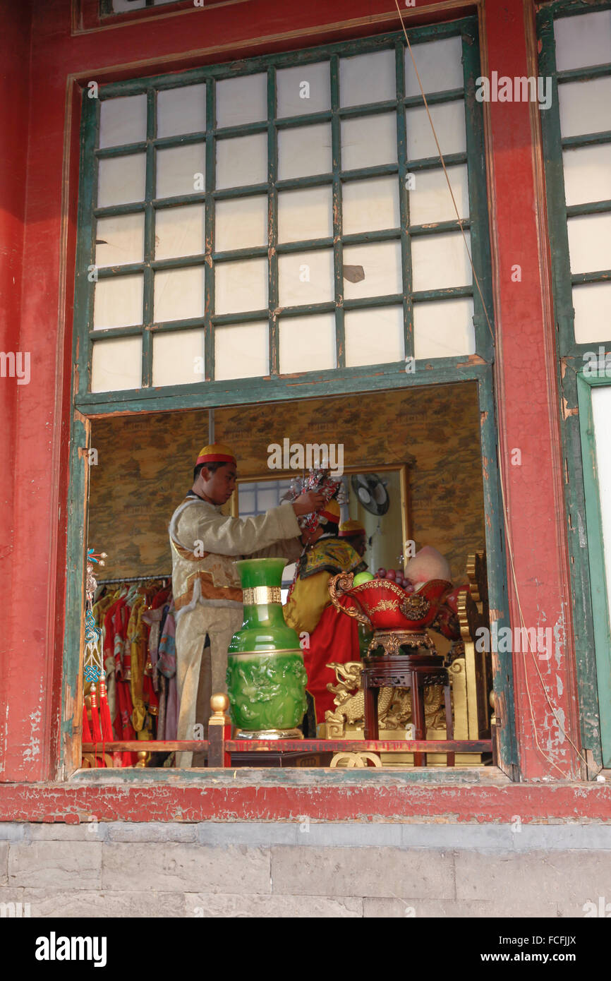Traditional Chinese portrait studio at the Summer Palace Beijing China ...