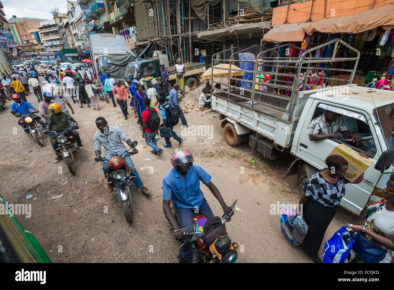 Street scene, Kampala, Uganda Stock Photo - Alamy